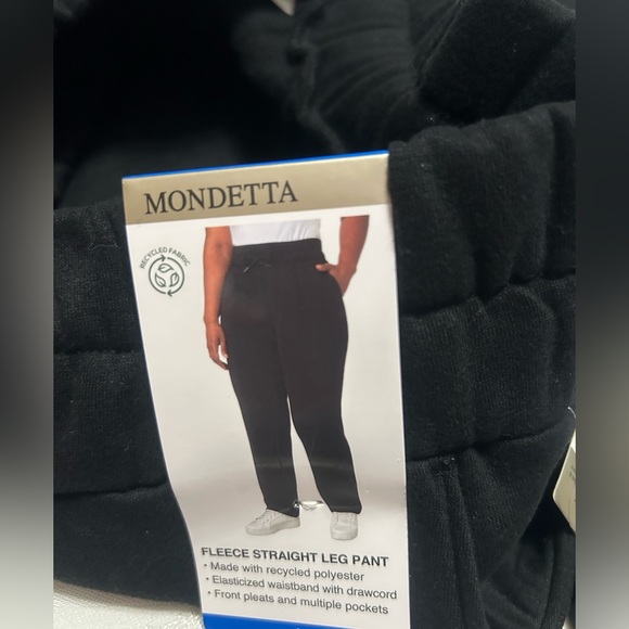 Mondetta | Pants & Jumpsuits | Mondetta Fleece Straight Leg Pants Black ...